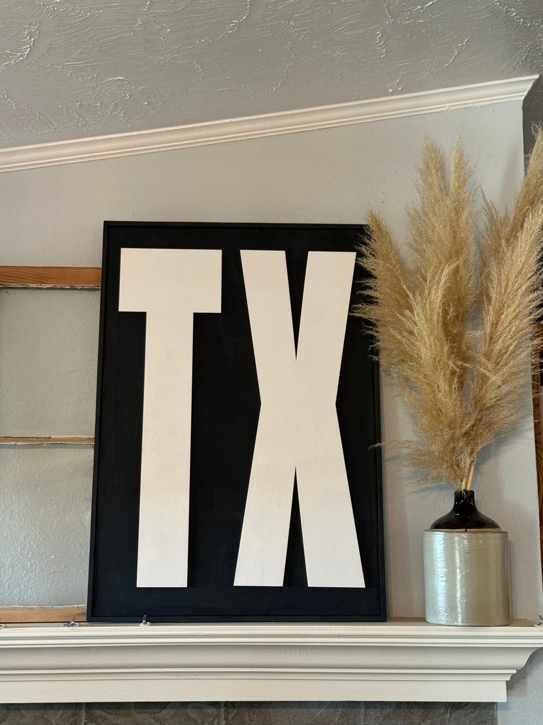 TX Sign, Texas Sign, Custom State Initials, Wood Sign, Home Decor ...