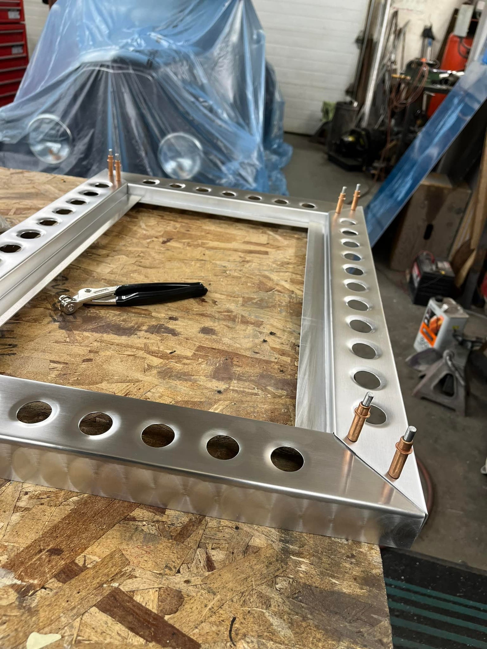 Aluminum V8 Sign Bead Rolled - Etsy