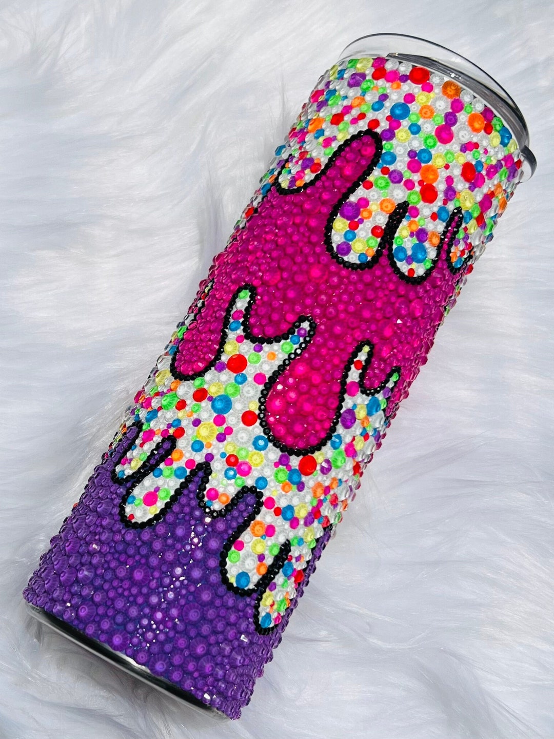 I Want Candy Candy Drip Rhinestone Bling Tumbler, Luxury, Water Bottle ...