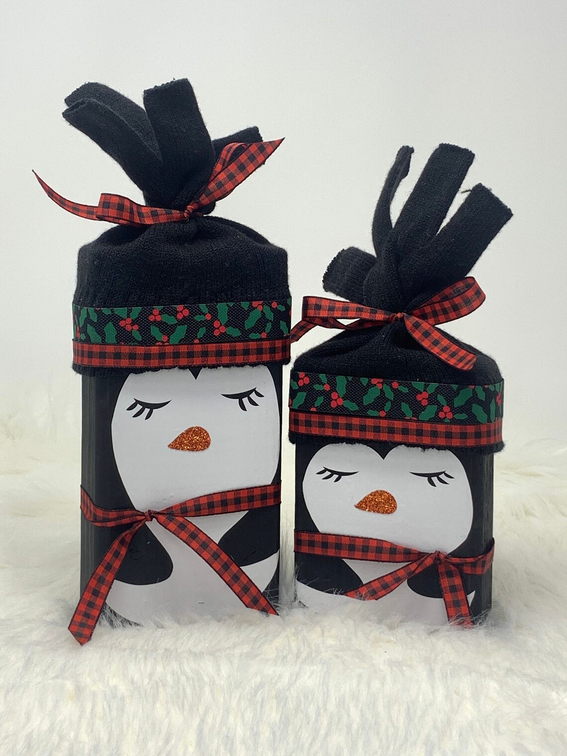 Christmas Block Set Wood Holiday Decor Winter Decorations - Etsy