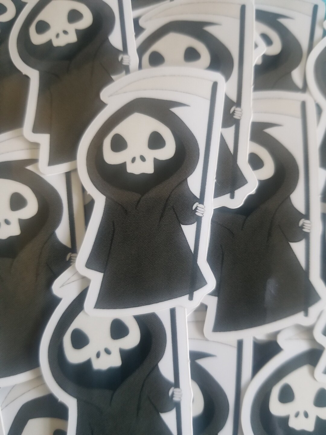 Grim 3x3 Vinyl Sticker Laptop Sticker Cute Vinyl Sticker Cute Die Cut ...
