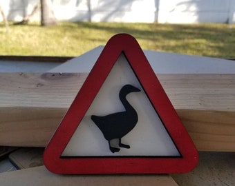 Untitled Goose Game Sign Hand Painted - Etsy