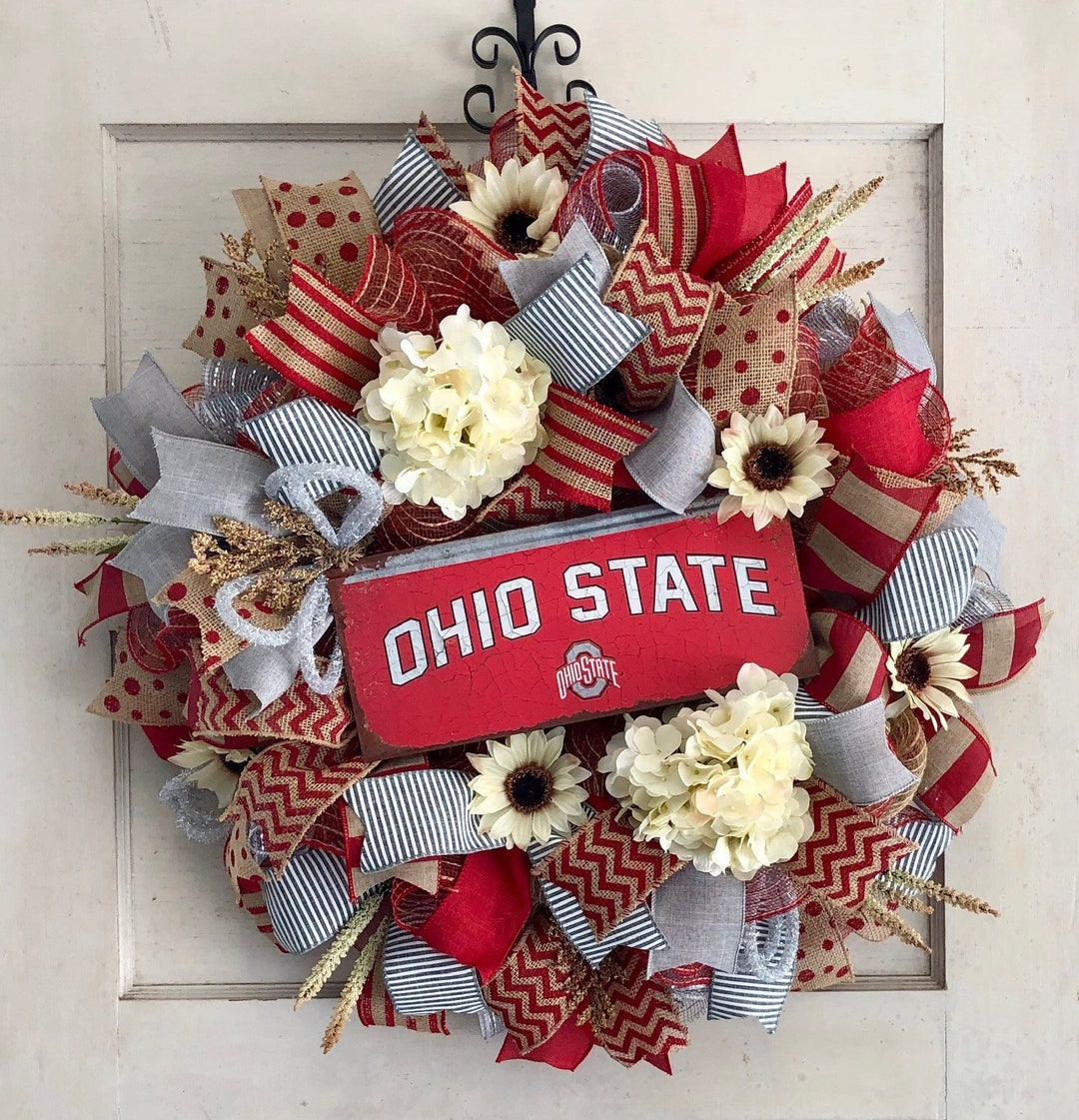 OSU Wreath Ohio State Wreath Fall Ohio State Wreath Ohio Wreath the ...