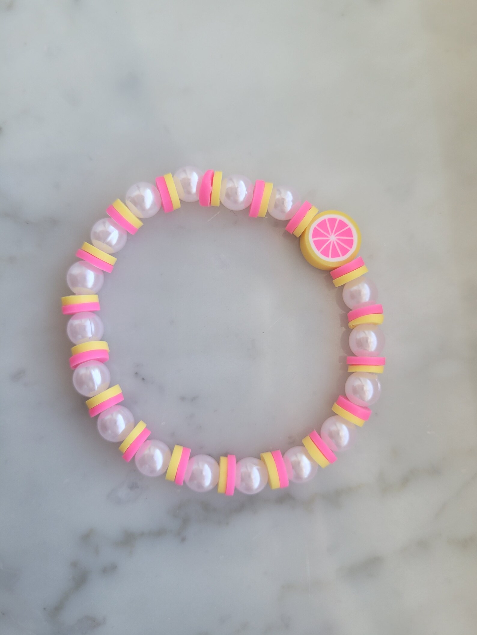Pink Lemonade Bracelet - Etsy
