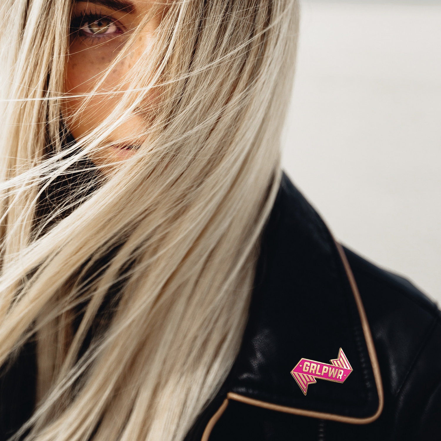 GRLPWR Enamel Pin Female Empowerment Girl Power Lapel Pin - Etsy