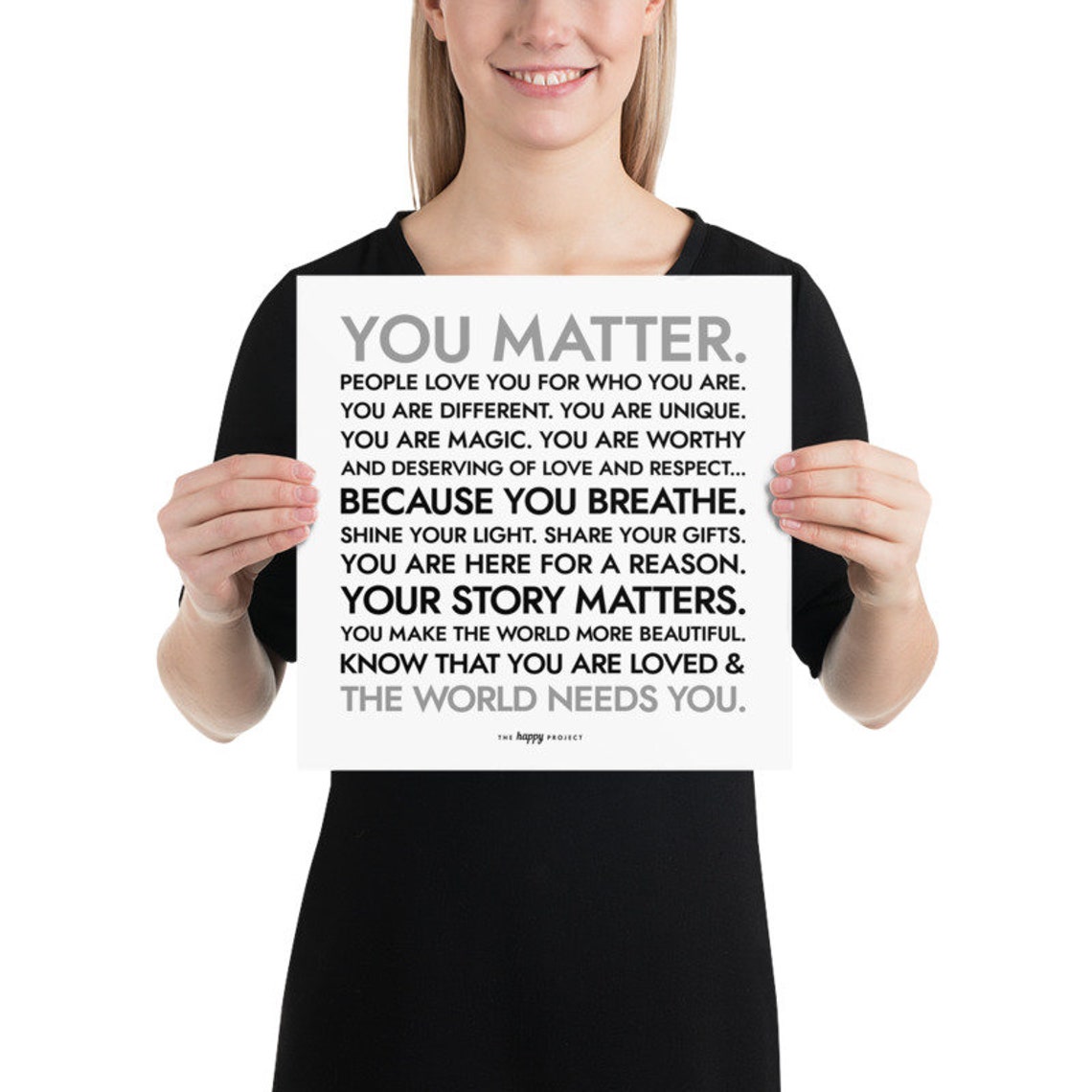 You Matter Poster - Etsy