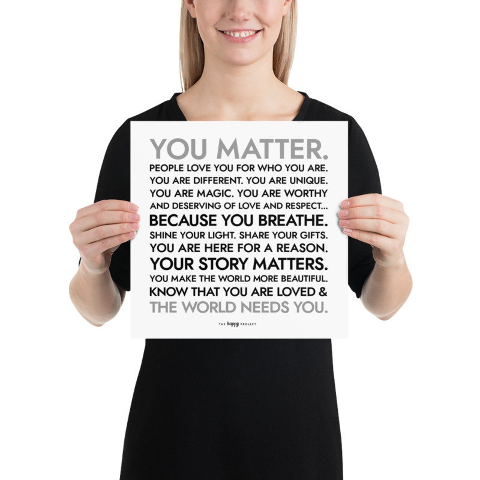 You Matter Poster - Etsy