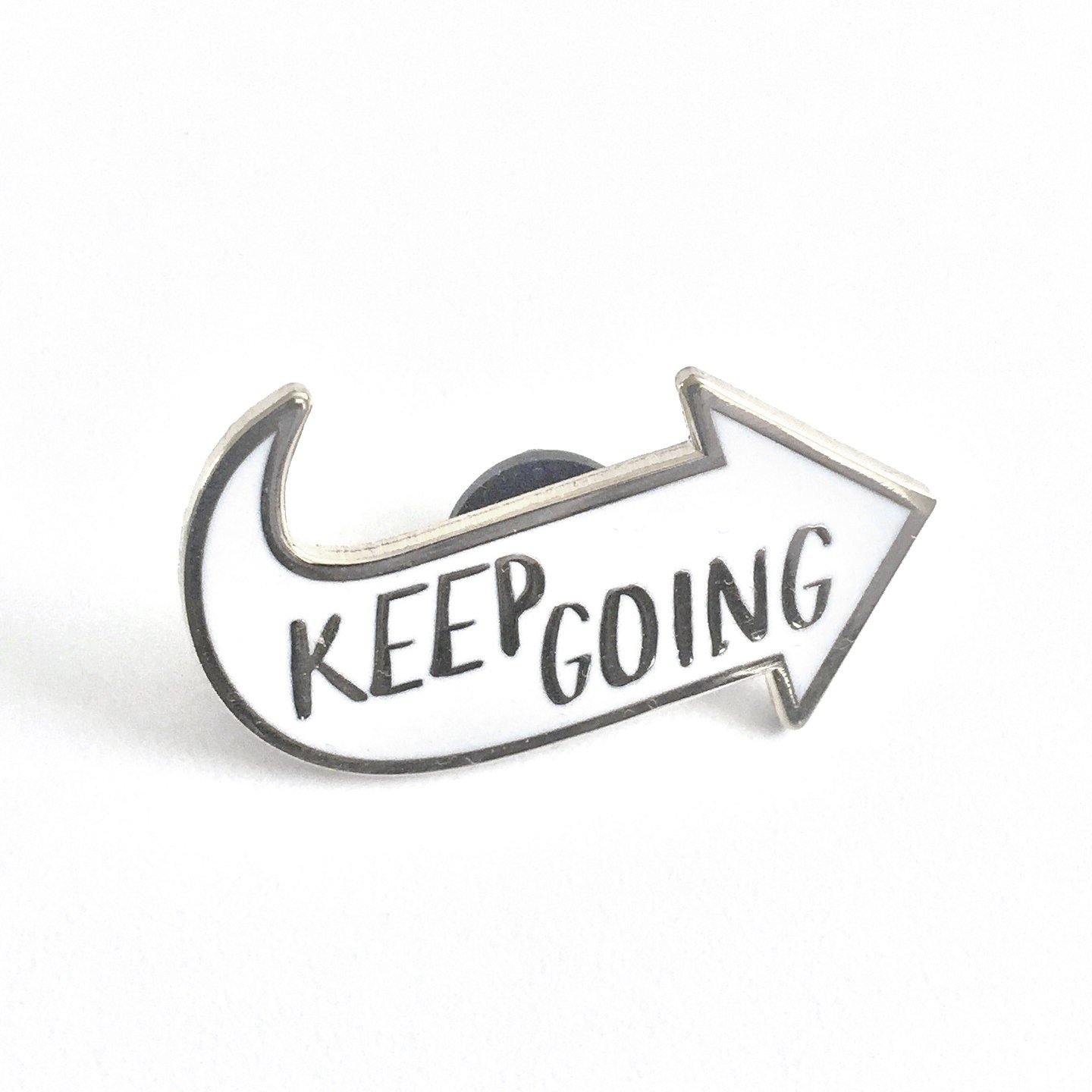 Keep Going Enamel Pin - Etsy