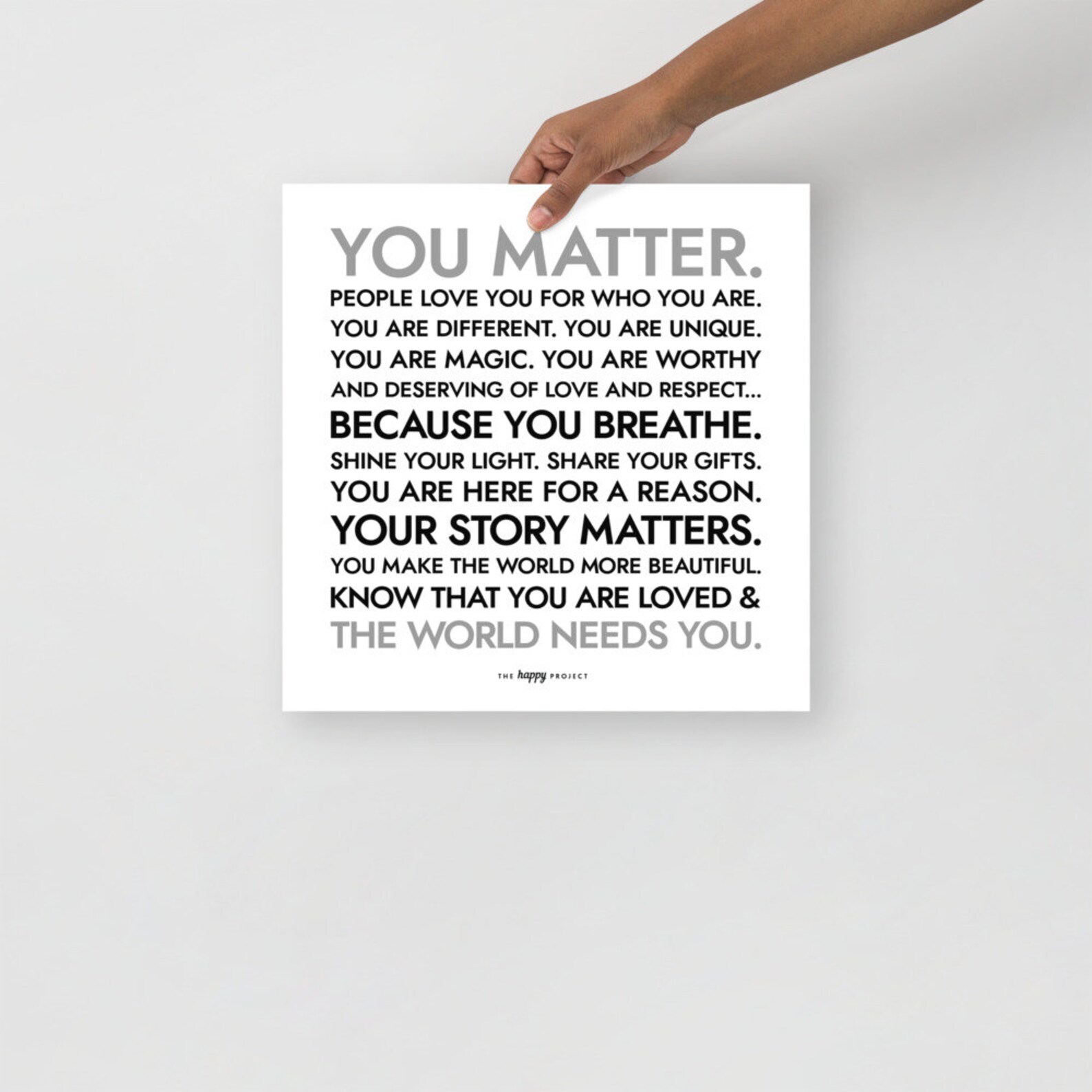 You Matter Poster - Etsy