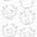 Jungle Animals Digital Stamp, Animal Clipart, Coloring, Giraffe, Monkey ...