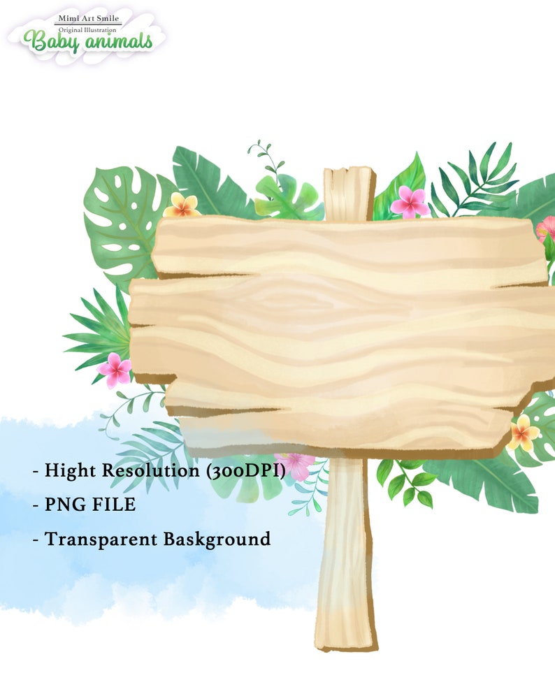 Safari Party Baby Animals Clipart | Jungle, Watercolor, Tiger, Lion ...