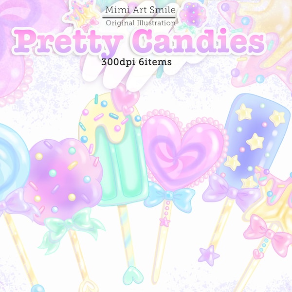 Candy Clipart - Etsy