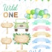 Safari Party Baby Animals Clipart | Jungle, Watercolor, Tiger, Lion ...