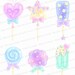 Pretty Candies Clipart | Ice Candy Clip Art,spiral Lollipop Candy ...