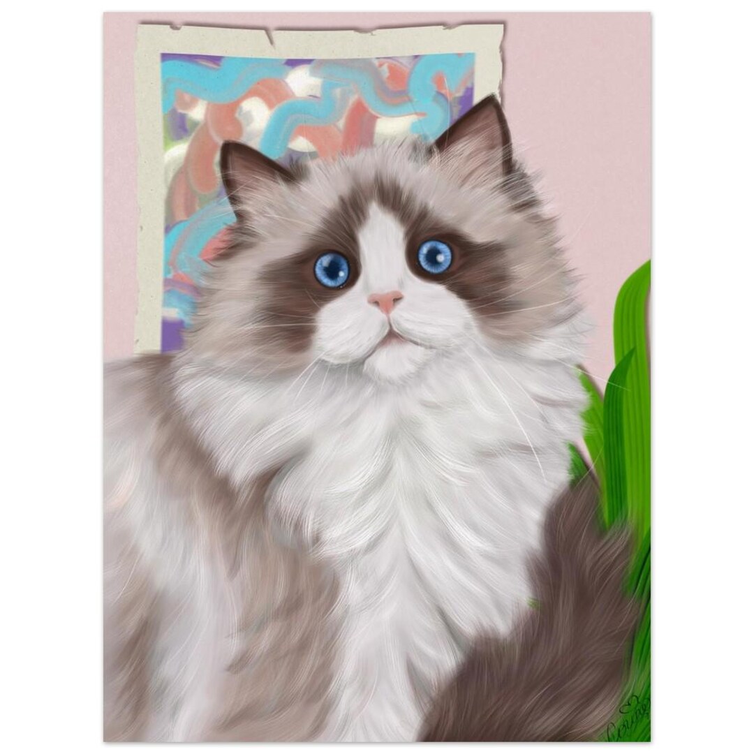 Blue-eyed Wonder Classic Matte Paper Poster - Etsy