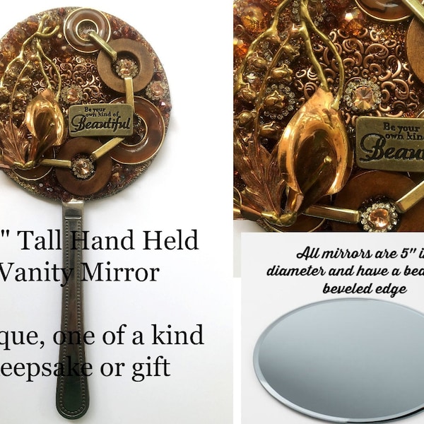 Hand Held Mirror - Etsy