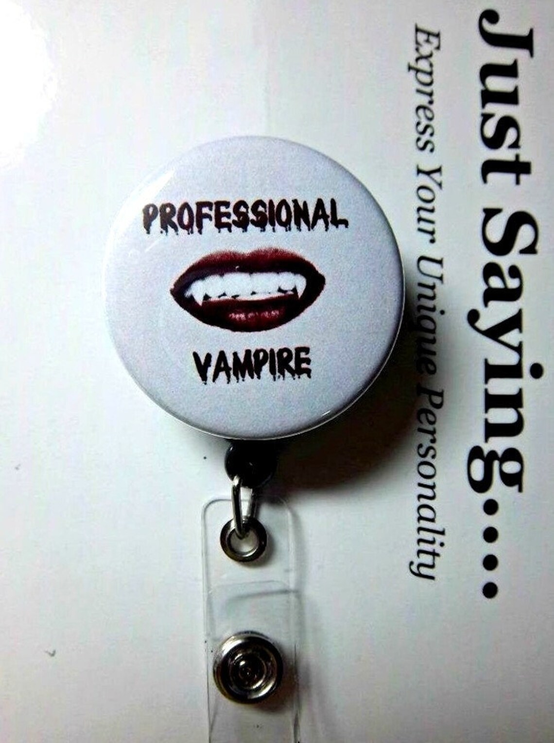 PROFESSIONAL VAMPIRE Vampire Mouth With Teeth Phlebotomist - Etsy