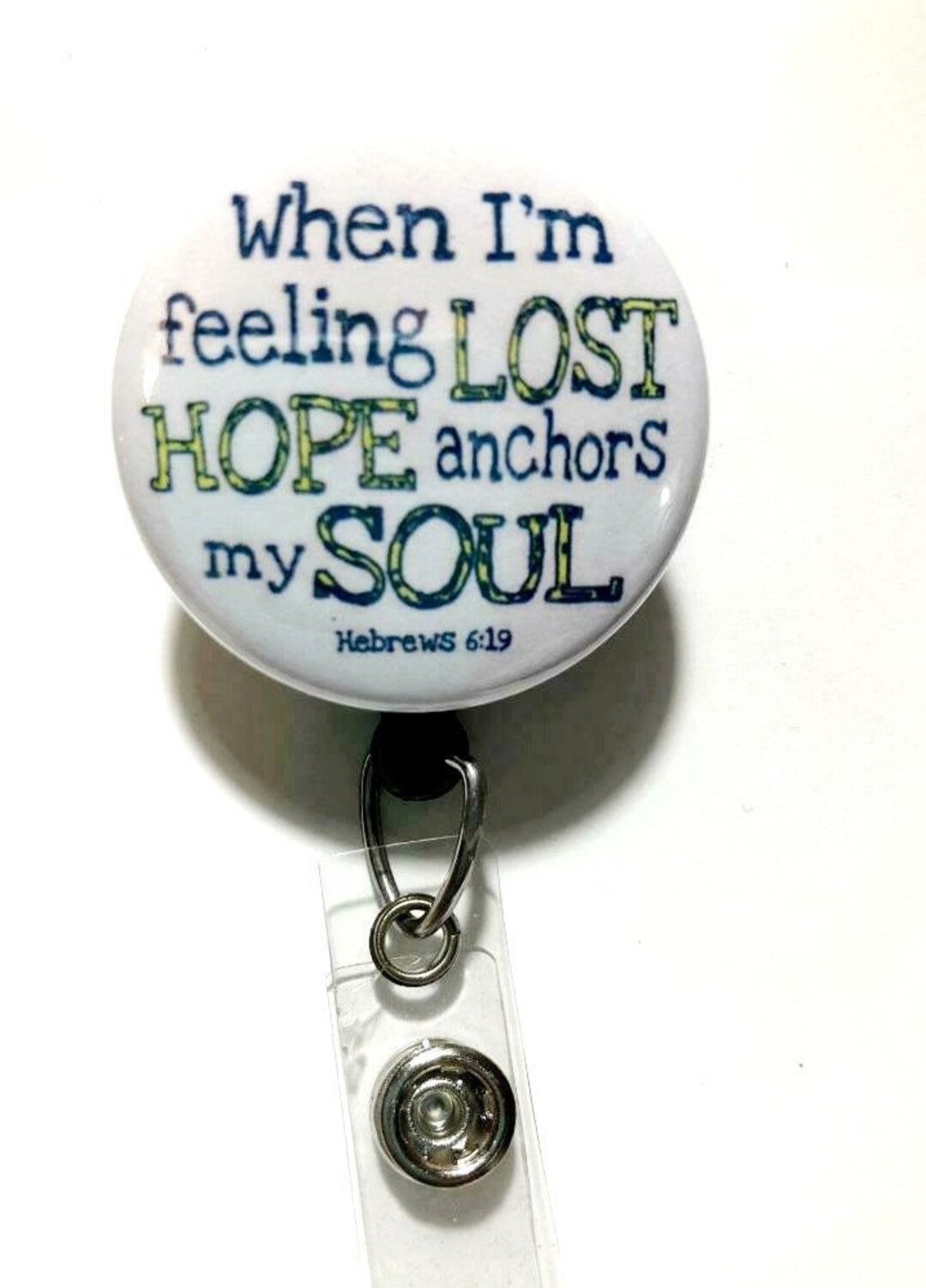 When I'm Feeling LOST HOPE Anchors the Soul, Yellow and Blue Lettering ...