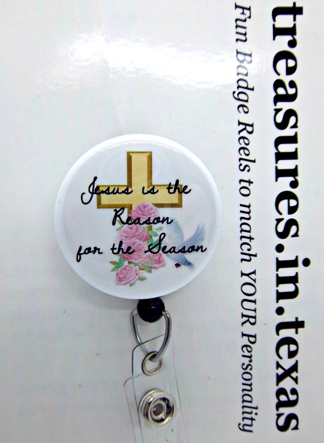 Jesus is the Reason for the Season EASTER - Retractable ID Badge Reel ...