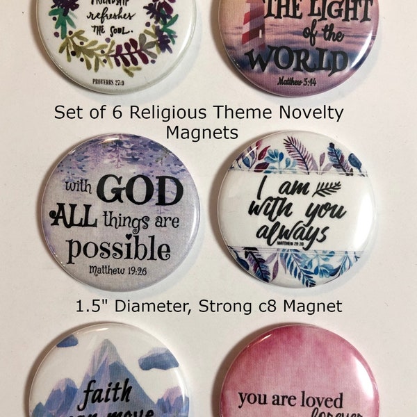 Religious Magnets - Etsy