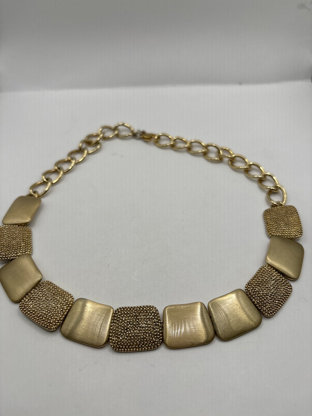 Vintage Gold Monet Signed Necklace - Etsy