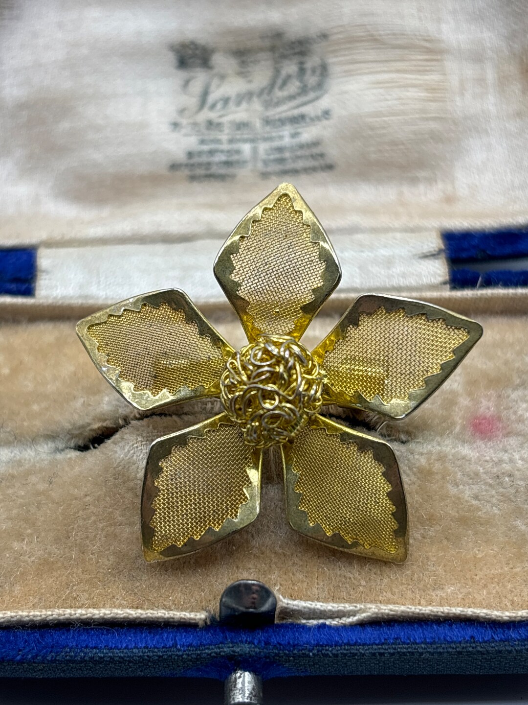 Old Brooch Meche Style - Etsy