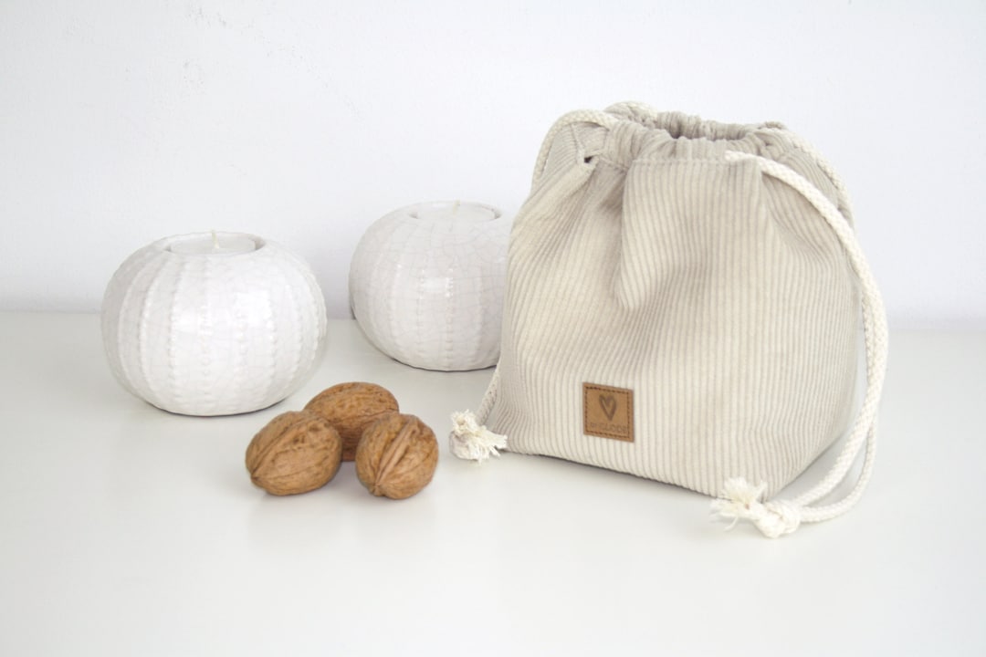 Project Bag for Small Crafts / Gift Bag / Rice Bag / Sock Bag / Storage ...