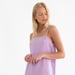 VIOLET Linen Slip Dress / Strappy Summer Mini Dress / Lilac / Handmade ...