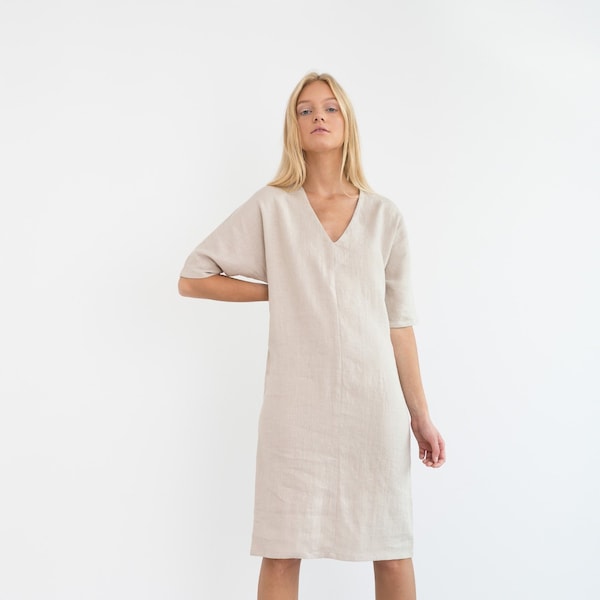 Linen Tunic Dress - Etsy