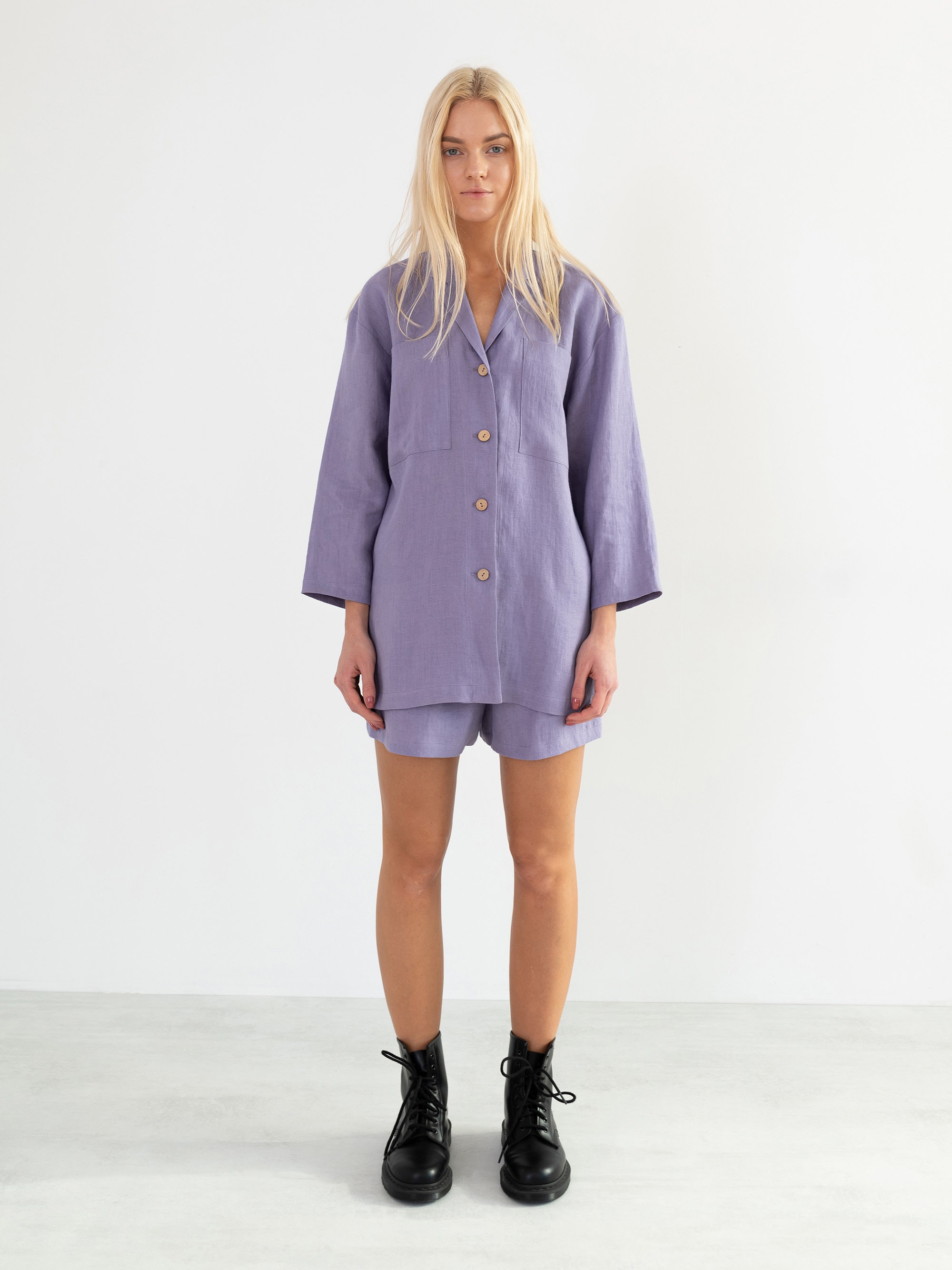 ROSEMARY Linen Shirt / Handmade Clothing for Women - Etsy