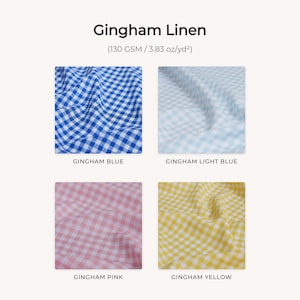 Wide-leg Linen Pants for Women, Yellow Gingham, High Waist, Handmade | RILEY - Etsy