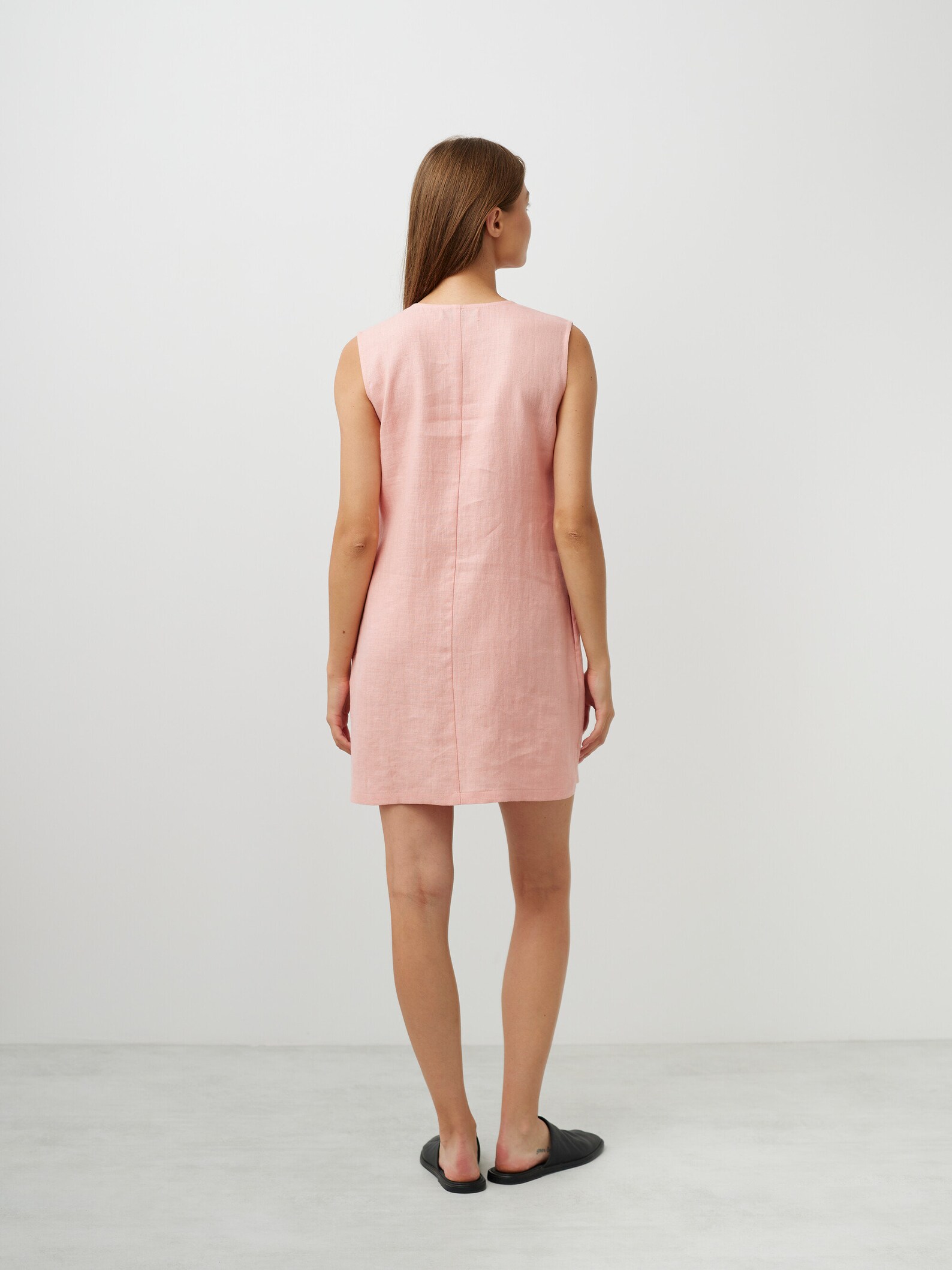 Linen Sleeveless Dress AJA / Simple Summer Dress - Etsy