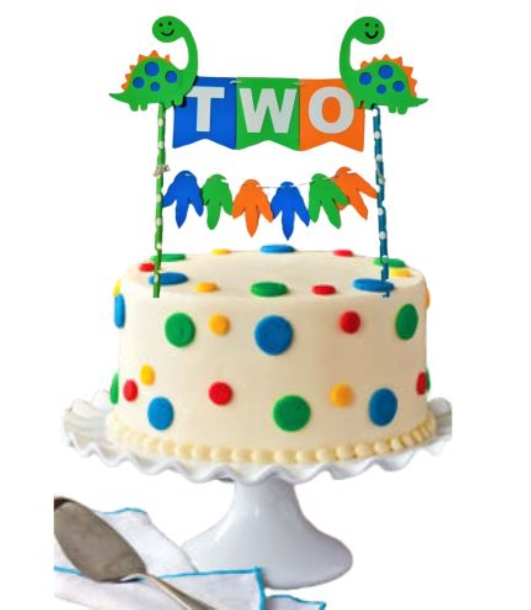 Dinosaur Cake Topper - Etsy