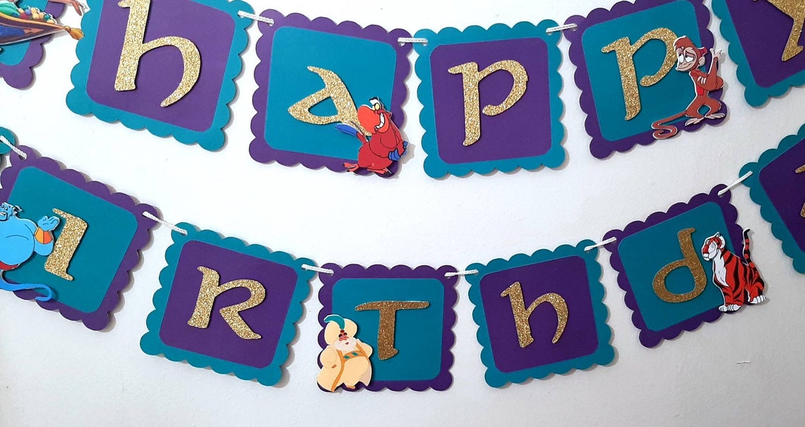 Princess Theme Birthday Banner - Etsy