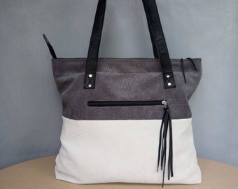 Large Two Color Bag - Etsy UK