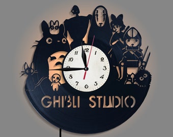 Studio ghibli clock | Etsy