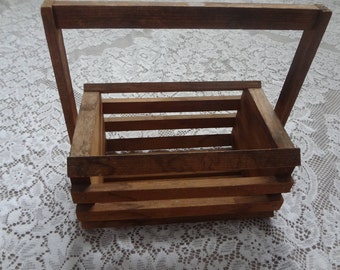 Rustic basket | Etsy