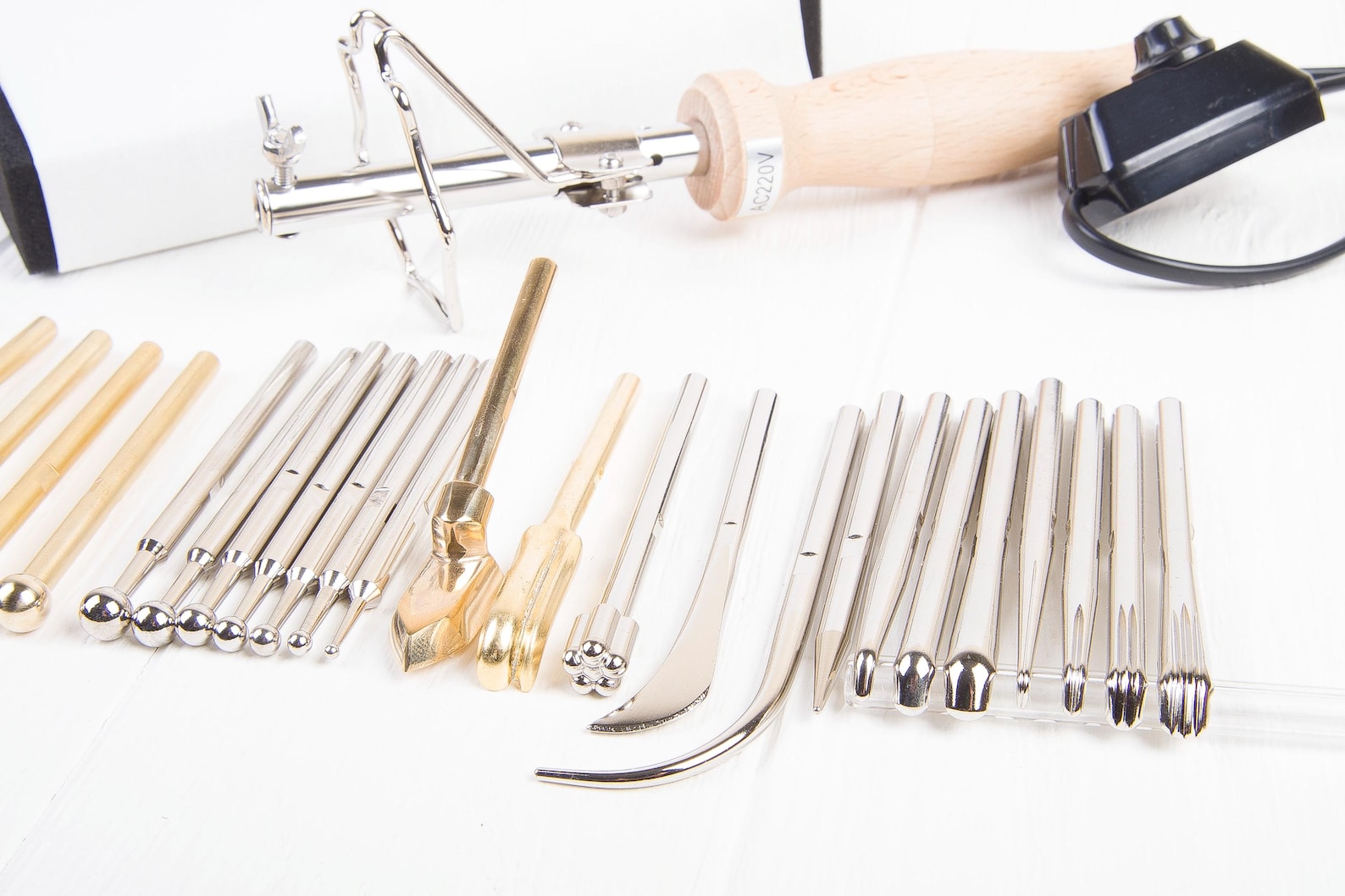 30 Items Total Flower Making Tools Millinery Tools Stamp Kit Silk ...