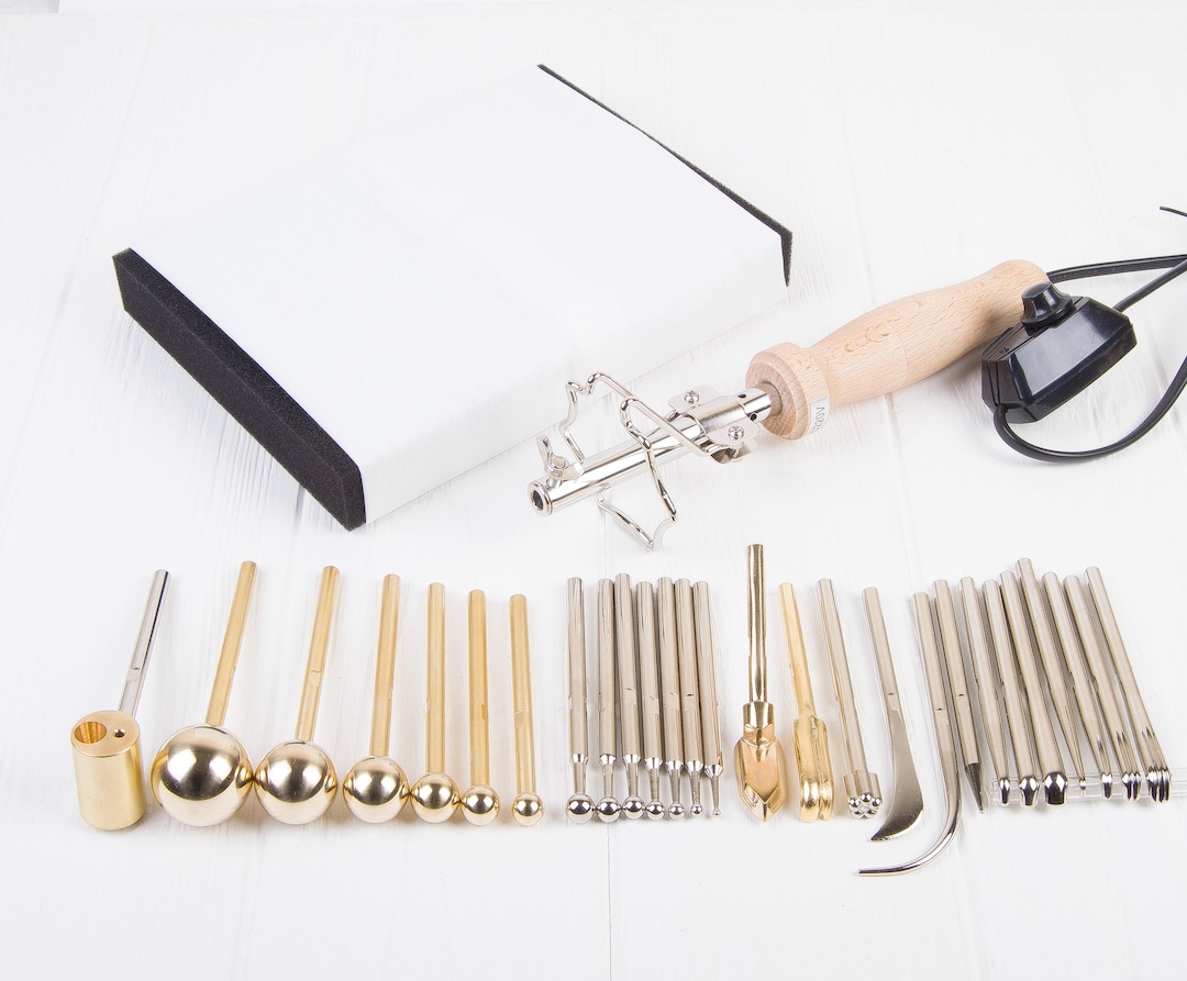 30 Items Total Flower Making Tools Millinery Tools Stamp Kit Silk ...