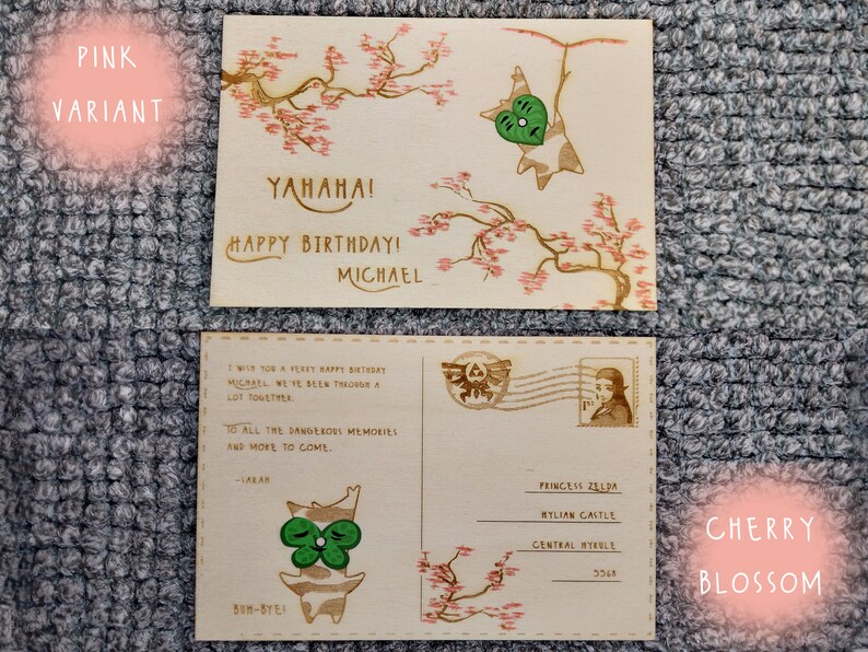 Zelda Korok Birthday Card the Legend of Zelda Breath of the | Etsy UK