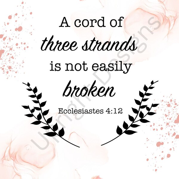 Three Strands Svg - Etsy
