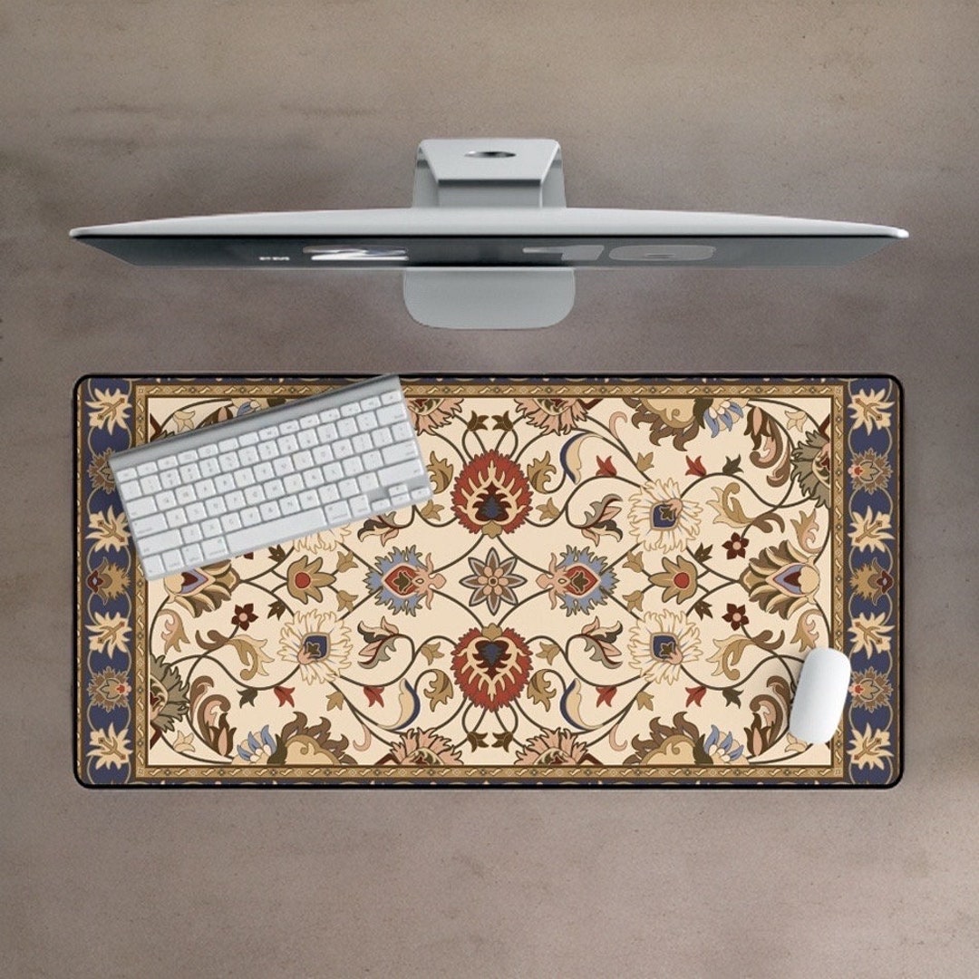 Vintage Persian/ Turkish Rug Aesthetic desk Mat XL Mousepadnon-slip ...