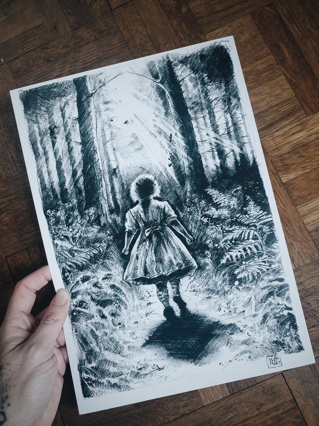 Print Illustration A4 Forest Tale Minimaki - Etsy