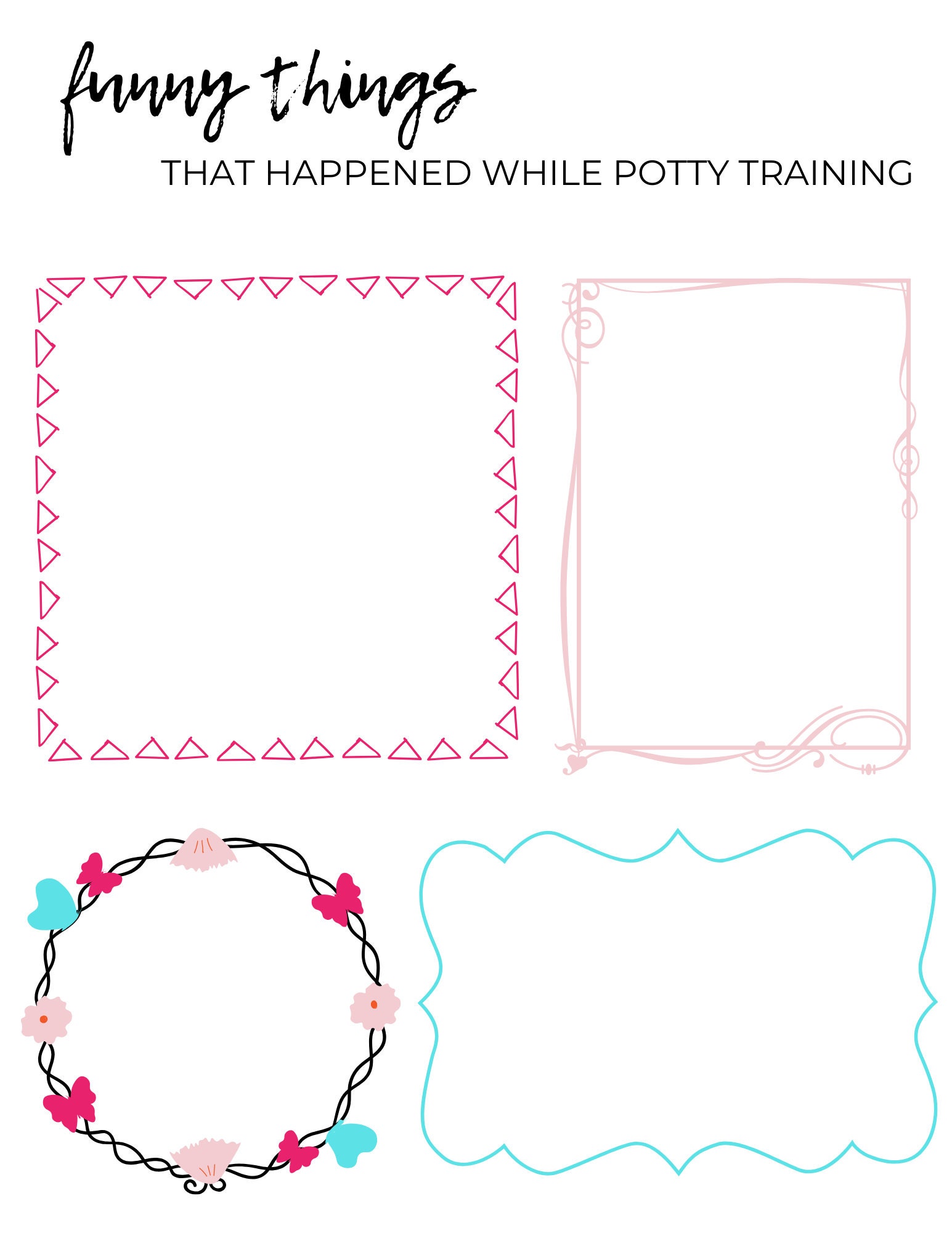 Potty Training Planner - Etsy