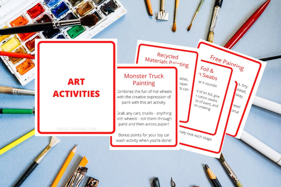 Printable Kids' Activity Cards - Etsy