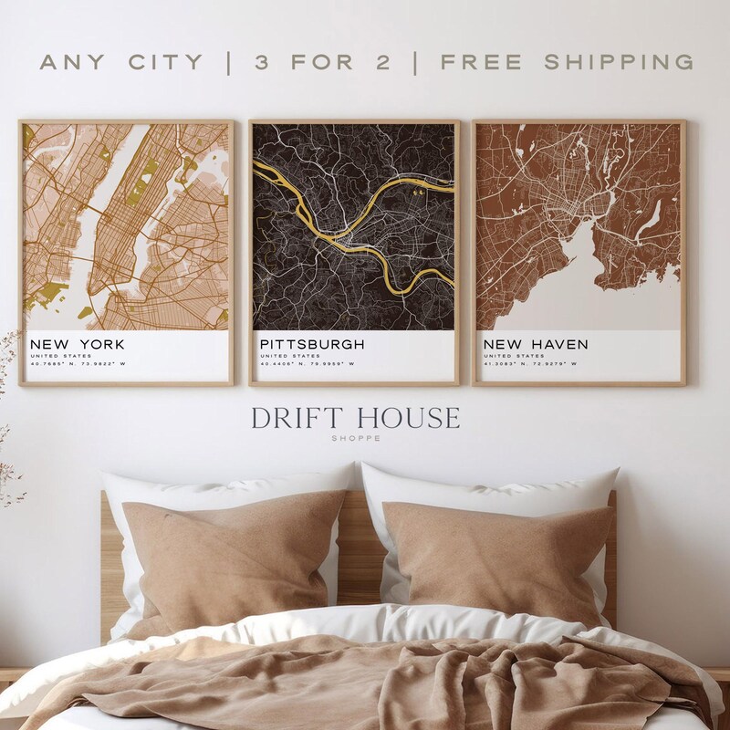 Custom Map Gifts - 60+ Gift Ideas for 2024