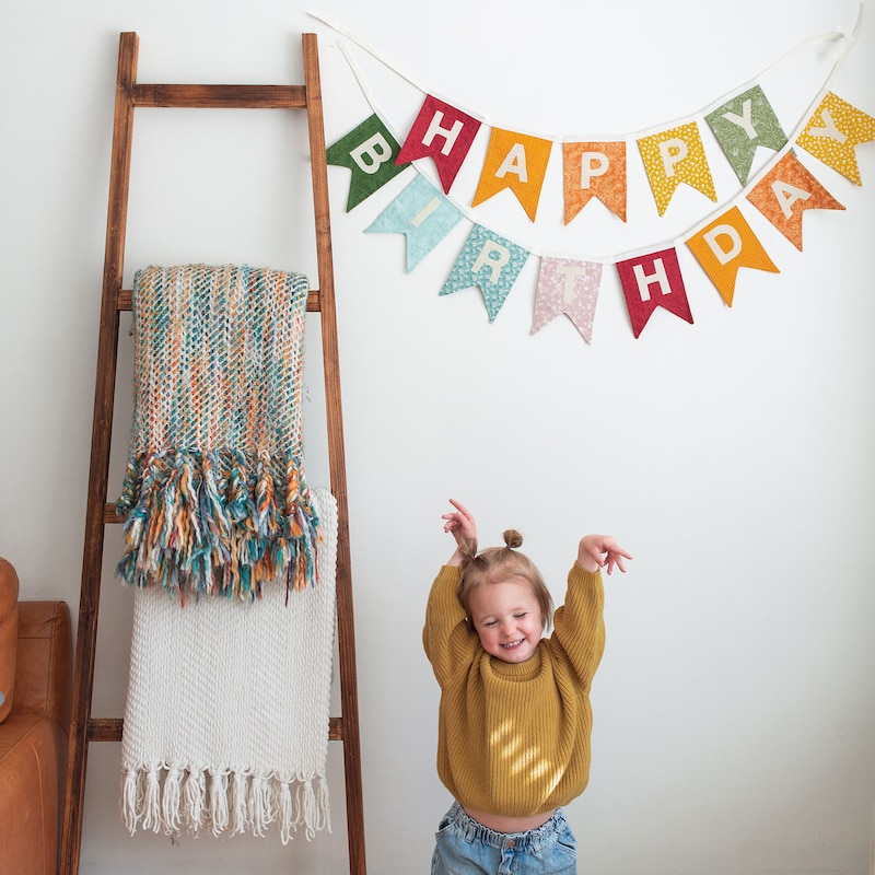 Cloth Reusable Birthday Banner - Etsy