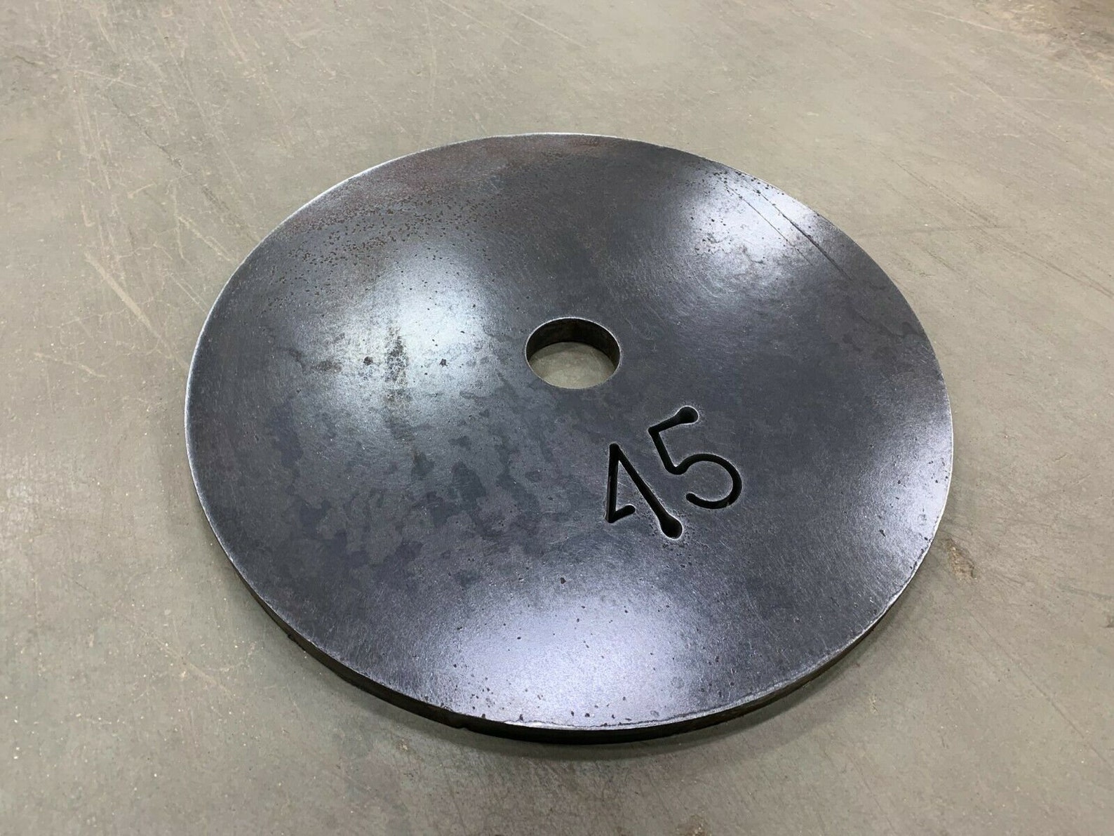 45 Lb Olympic Weight Plates Set of 2 with 2 Center Hole | Etsy