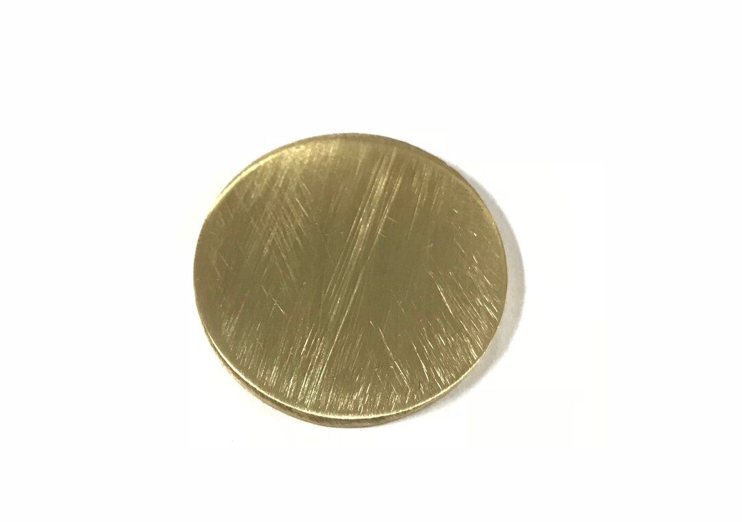 1/8" Brass 260 Plate Round Circle Disc Diameter (.125") - Etsy