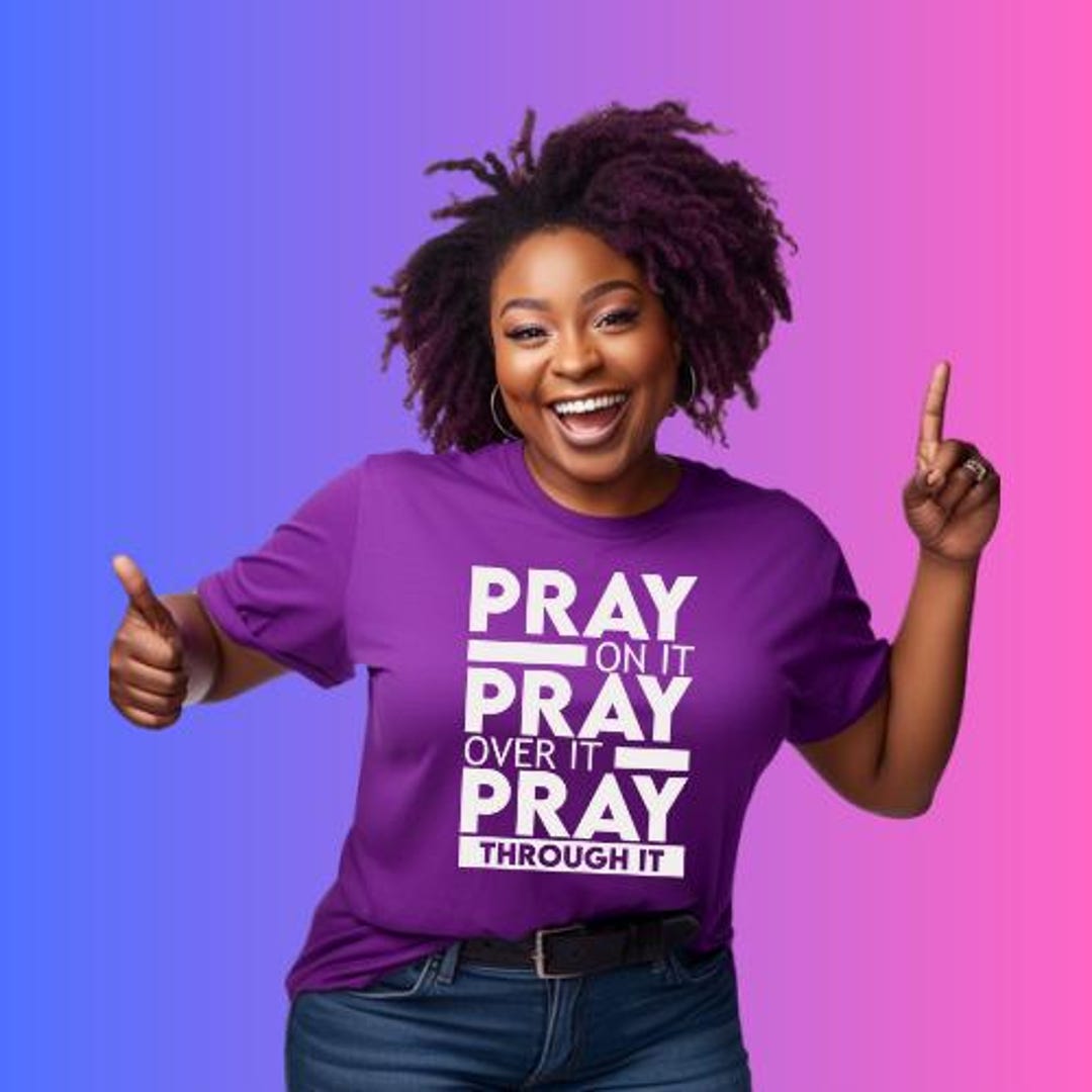 Inspirational Christian PNG, Pray on It Design (digital Download) - Etsy